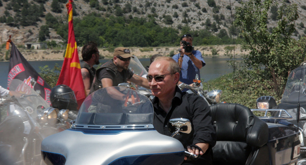 Putin rides a Harley to boost ratings - Emirates24|7
