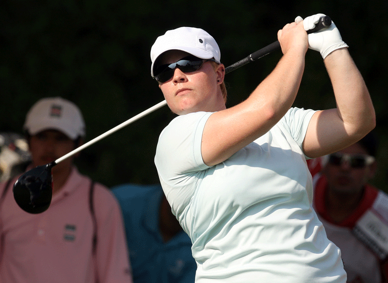 Hall stands tall at Dubai Ladies Masters - Sports - Golf - Emirates24|7