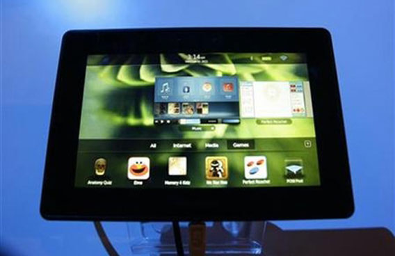 RIM PlayBook ready to contest crowded tablet market - Business ...
