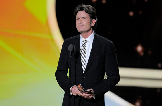 Emmy presenter Sheen wishes his old show well - Entertainment ...