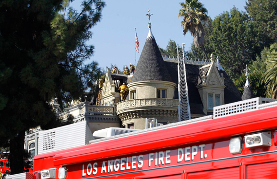 Fire damages Hollywood's famed 'Magic Castle' - Entertainment ...