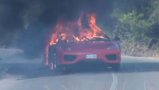 Brand new Ferrari bursts into flames - Videos - Emirates24|7