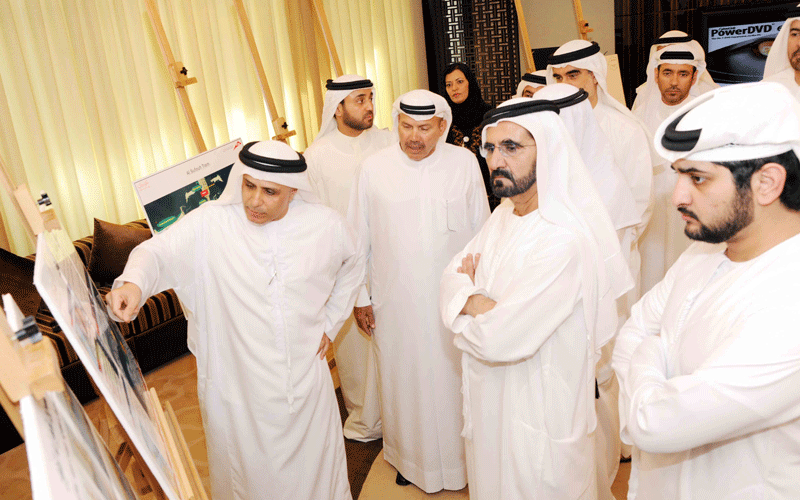 First pedestrian bridge across Dubai Creek: From Bur Dubai to Shindagha ...