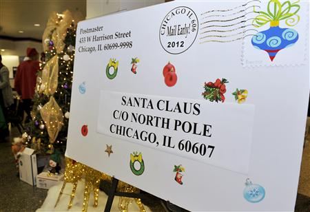 "Dear Santa" letters answered by US Post Office programme - Offbeat ...