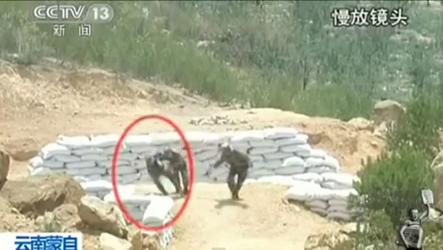 Female soldier's grenade throw fail - Videos - Emirates24|7