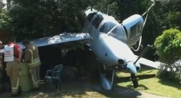 Plane makes soft landing with help of parachute - Offbeat - Crazy World ...