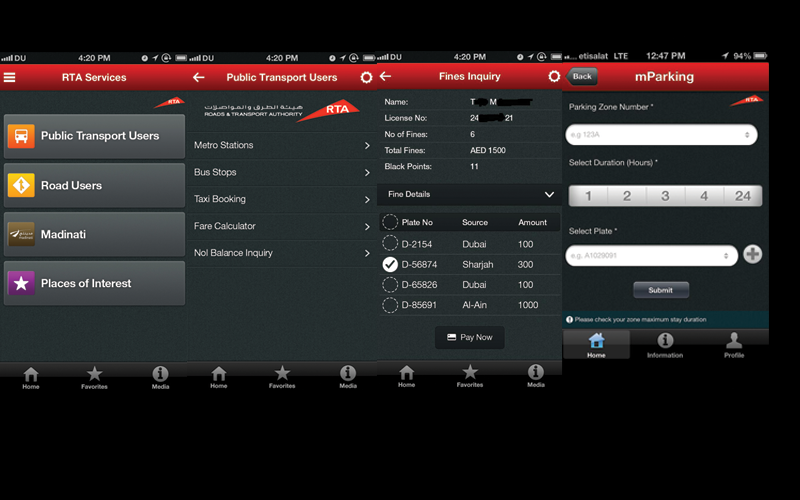 72 RTA services via mobile phones in 2014 - News - Emirates - Emirates24|7