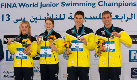 Australia lead gold medal tally on day 3 of World Junior Swimming ...
