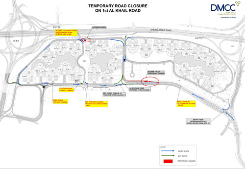 Dubai community update: New JLT road closures this month - News ...