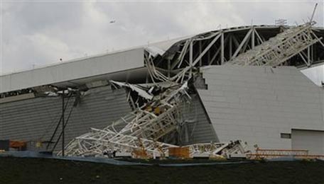 2 workers killed in deadly World Cup stadium collapse - News - Emirates24|7