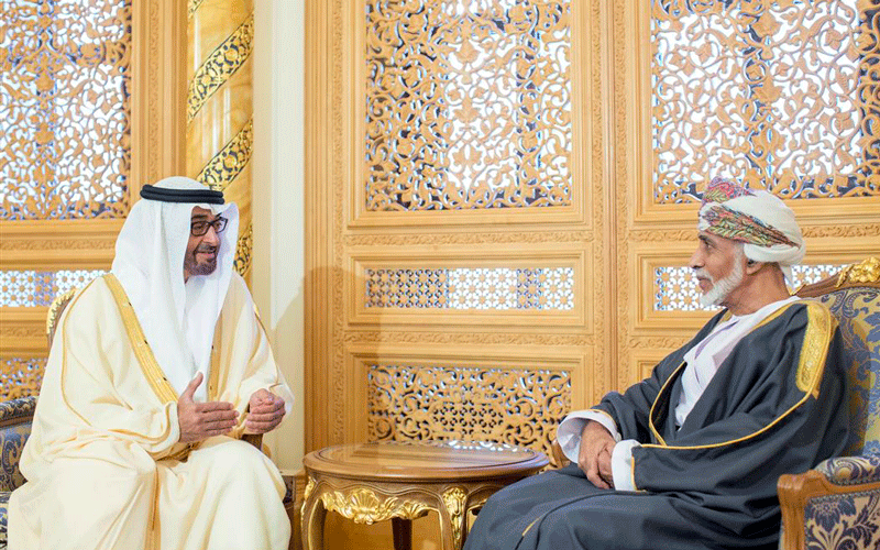 Mohamed bin Zayed, Sultan Qaboos meet - News - Government - Emirates24|7