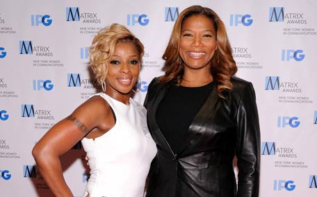 Sister-hood @ Matrix Awards: Mary J Blige and Queen Latifah ...