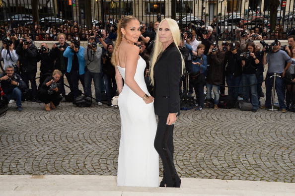 Strike a pose: Jennifer Lopez vs Donatella Versace - Entertainment ...