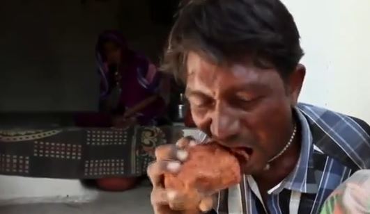 Indian addicted to eating bricks, mud, gravel - Videos - Virals ...