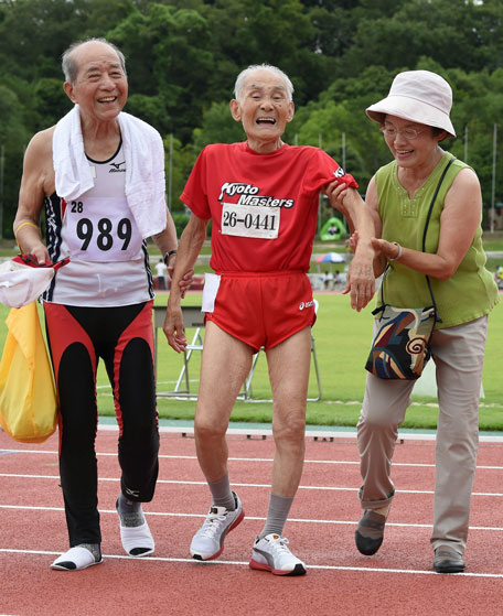 Japan's 'Golden Bolt': 103-year-old challenges world's fastest man ...