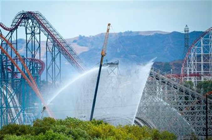 Fire destroys part of world's tallest roller coaster - News - Emirates24|7