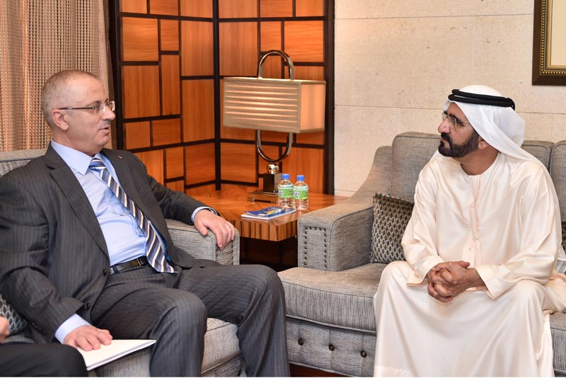 Mohammed receives Palestinian PM - News - Government - Emirates24|7