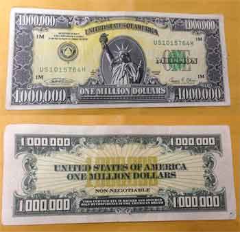 $1 million note doing the rounds - Offbeat - Crazy World - Emirates24|7