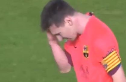 Spanish football war: Messi hit on head with bottle [video] - Sports ...