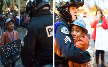 Icon of hope: Ferguson picture will touch you forever - News - Emirates24|7