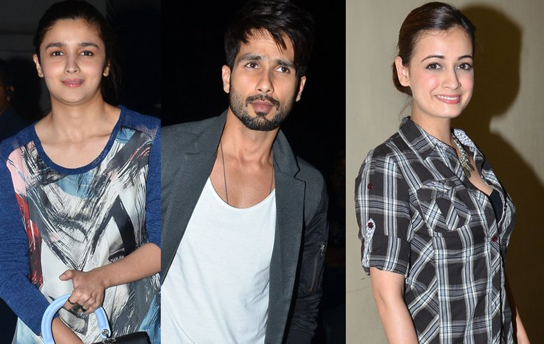 Alia Bhat, Shahid Kapoor at beautful 'Ugly' screening - Entertainment - Films and Music ...