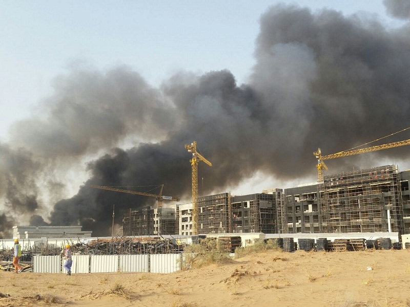 Video: Fire at school being built in Sharjah - News - Emirates ...