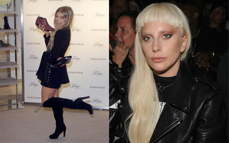 LBD vs Hotpants: Fergie, Lady Gaga get flaunty - Entertainment - Films ...