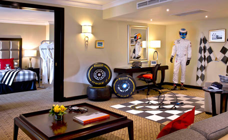 Abu Dhabi Grand Prix: Stay in suite designed by Button, Alonso ...