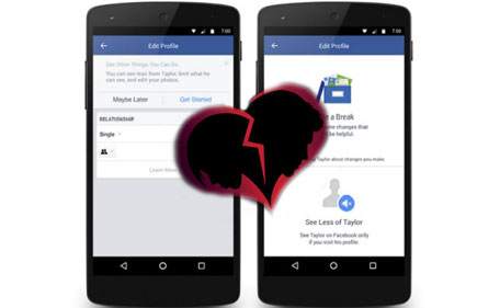 Facebook's 'breakup' tools to help users deal with heartache ...