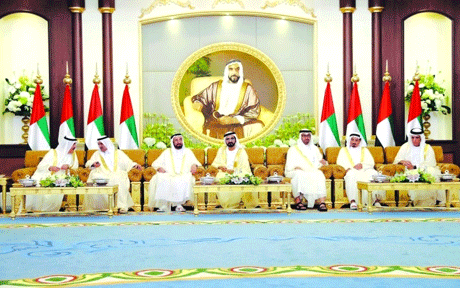 Mohammed bin Rashid, Mohamed bin Zayed receive Rulers on occasion of ...