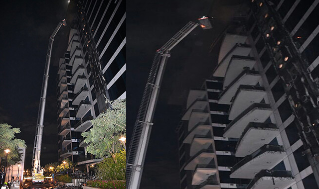 Fire breaks out in high-rise on Dubai's Palm island - News - Emirates ...