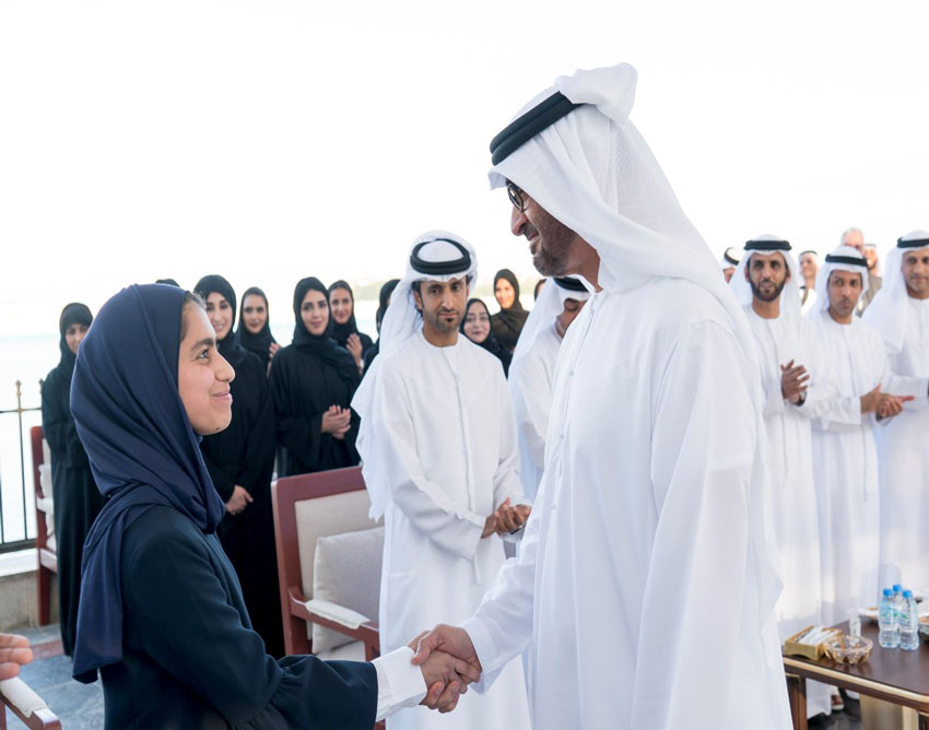 Mohamed bin Zayed receives UAE's youngest inventor Fatma Al Kaabi ... Mohamed bin Zayed receives UAE's youngest inventor Fatma Al Kaabi ...
