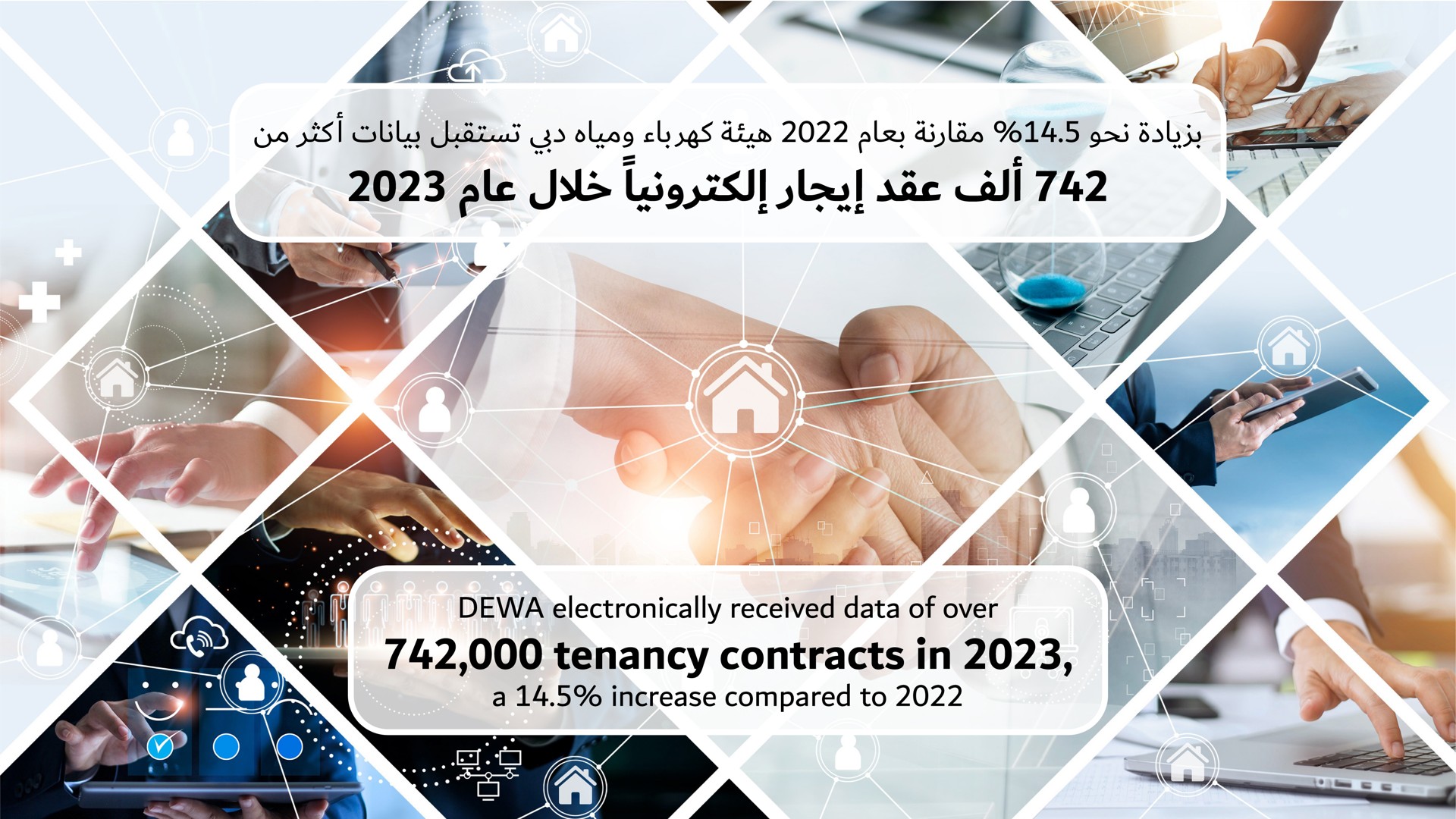 DEWA electronically received data of over 742,000 tenancy contracts in ...