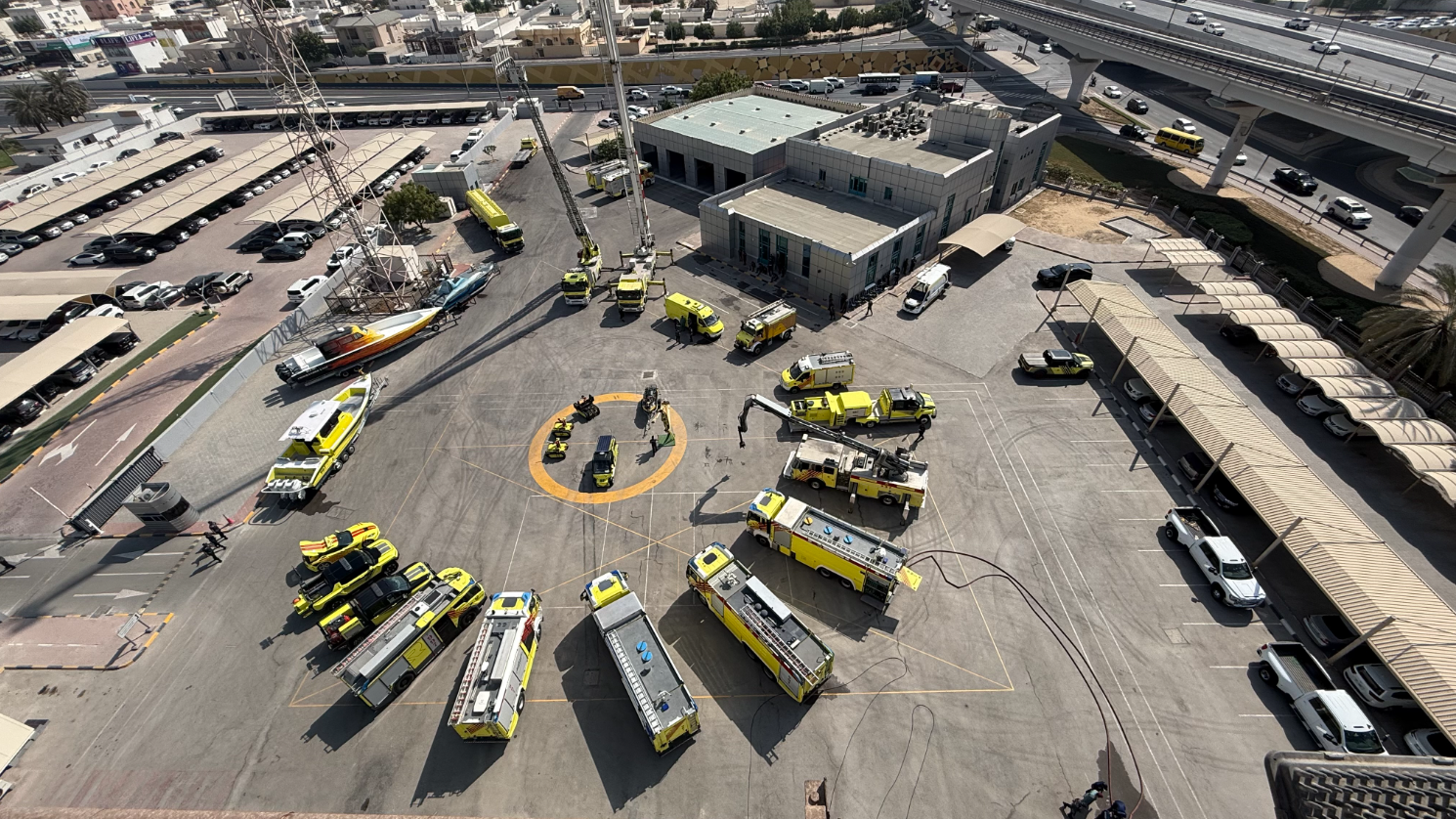 Mansoor bin Mohammed Tours the General Command of Dubai Civil Defense ...