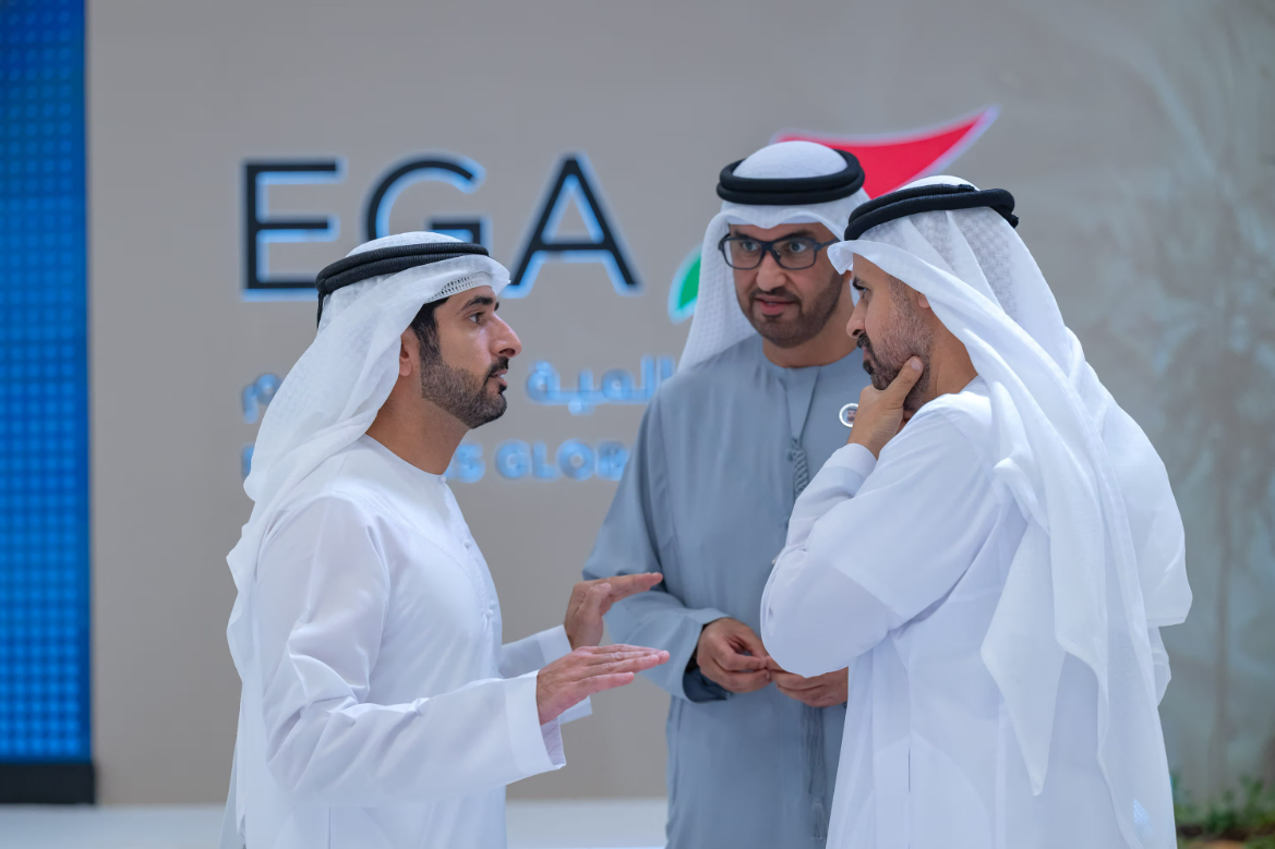 Sheikh Hamdan and Sheikh Theyab Mark 50 Years of UAE’s Industrial Giant ...